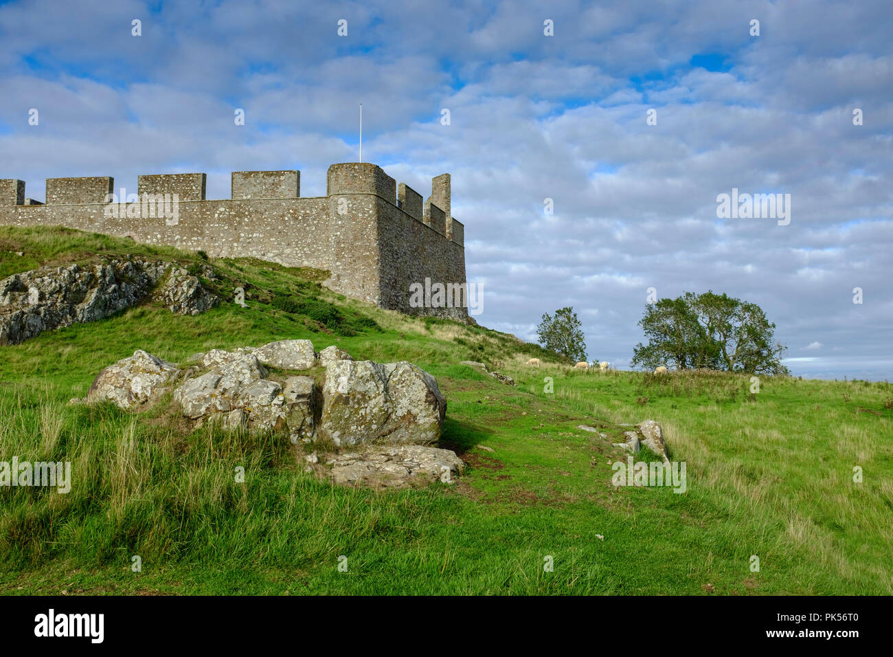 Hume Castle, Berwickshire, Scottish Borders. 18th century folly built ...
