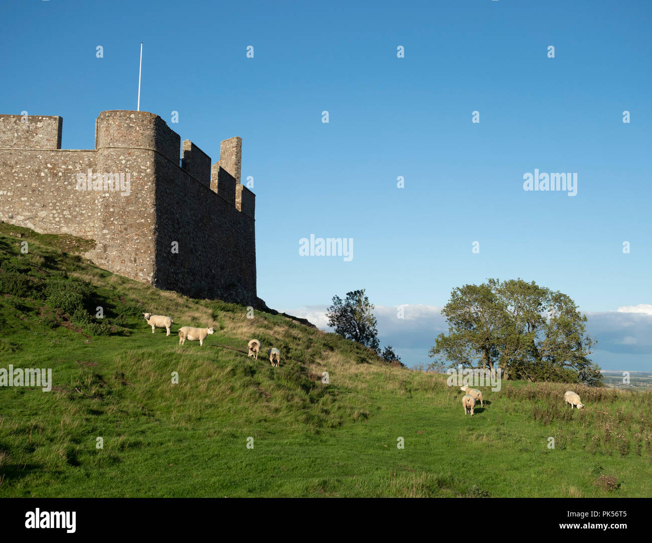 Hume Castle, Berwickshire, Scottish Borders. 18th century folly built ...