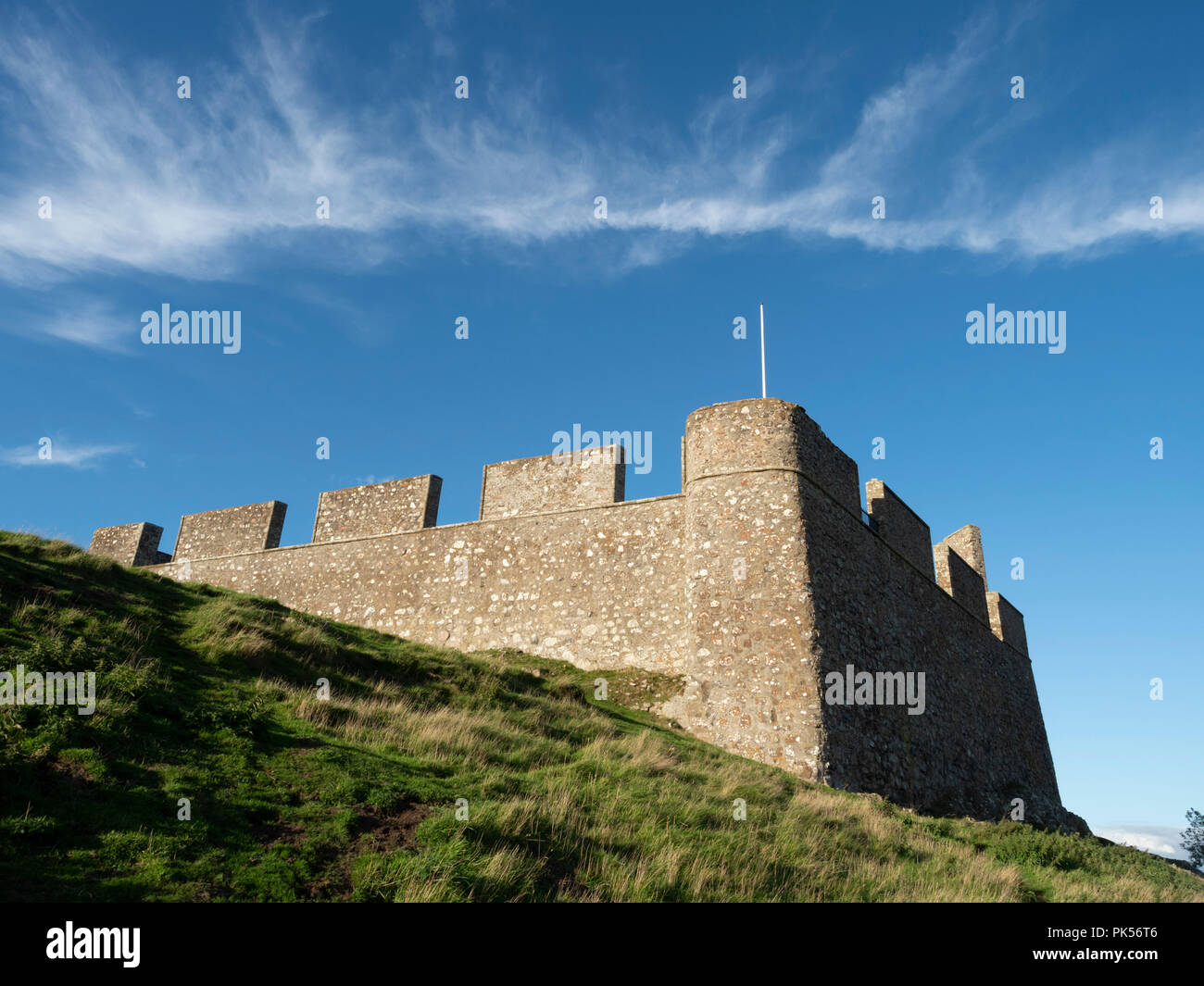 Hume Castle, Berwickshire, Scottish Borders. 18th century folly built ...