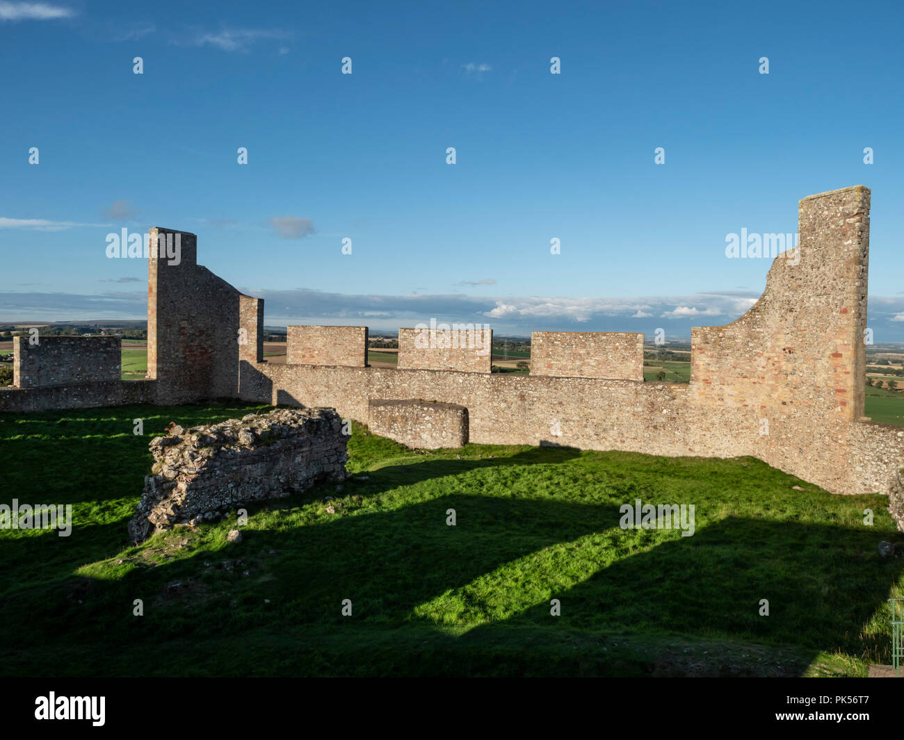 Hume Castle, Berwickshire, Scottish Borders. 18th century folly built ...