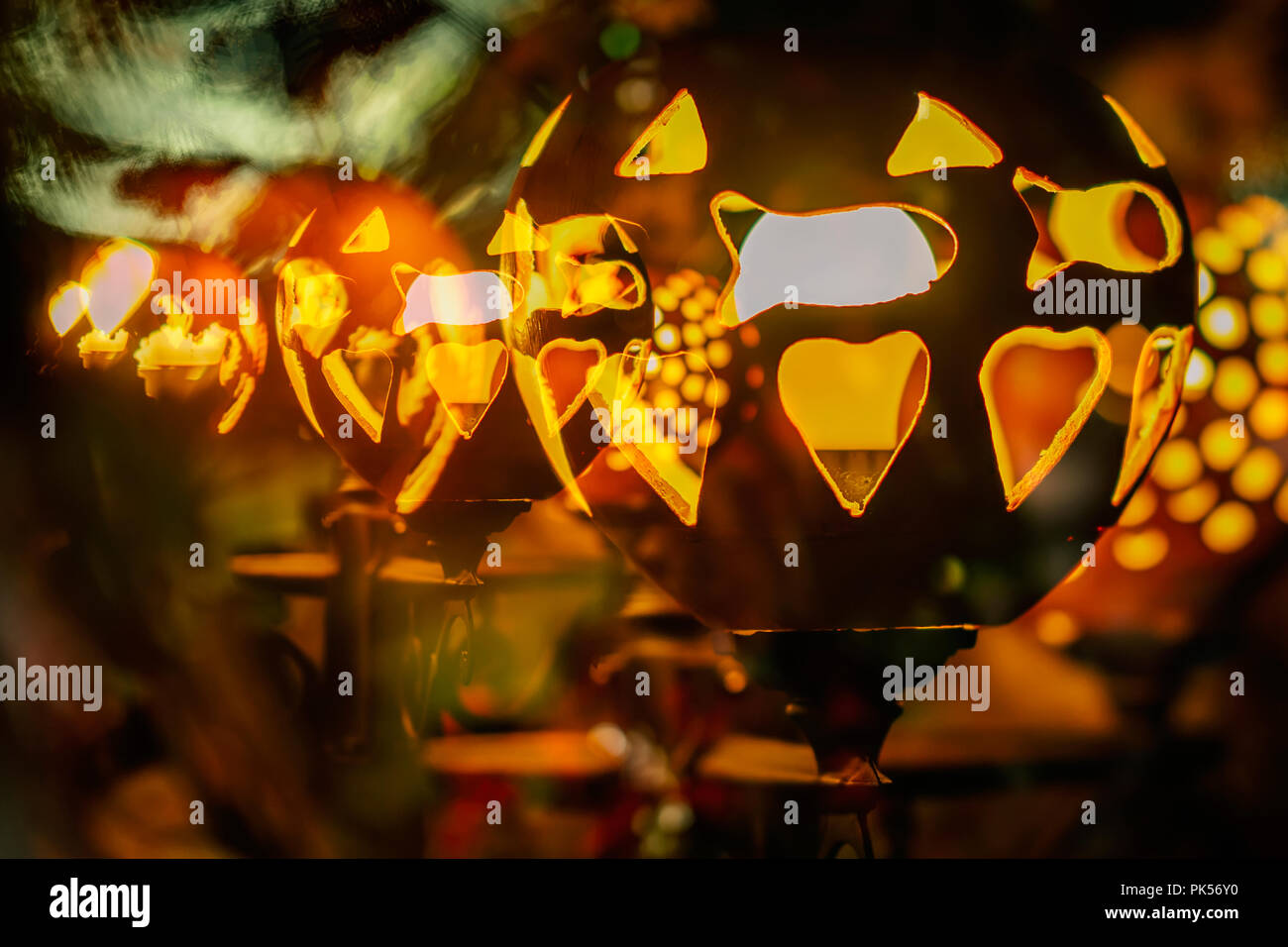 Abstract bakground from holidays city illumination, electric street ...