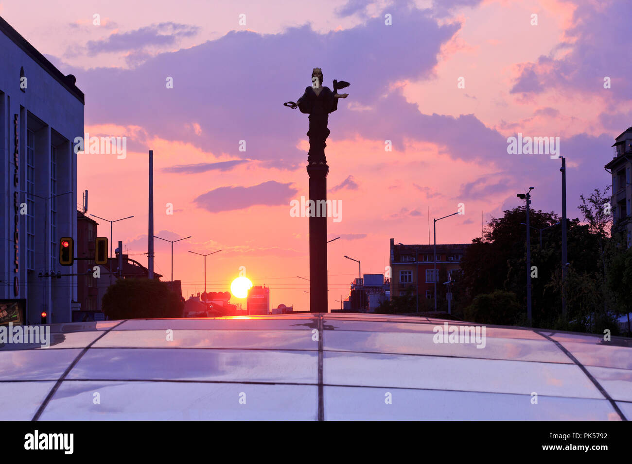 Statue of Saint Sofia (Sveta Sofia) in Sofia, Bulgaria Stock Photo - Alamy