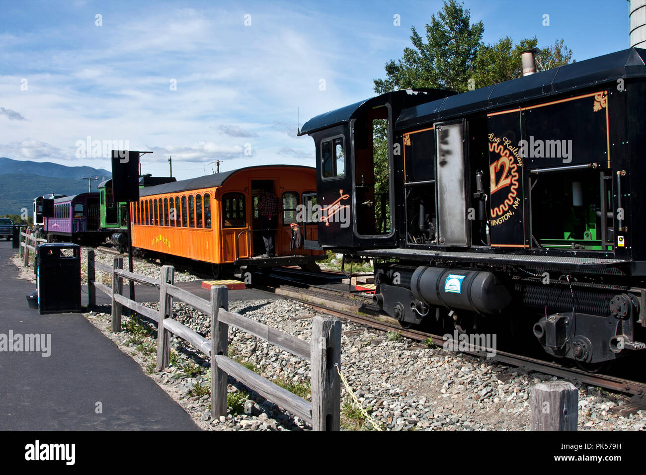 New Hampshire, Mount Washington Cog Railway, Bretton Woods, White Mountain National Forest ...