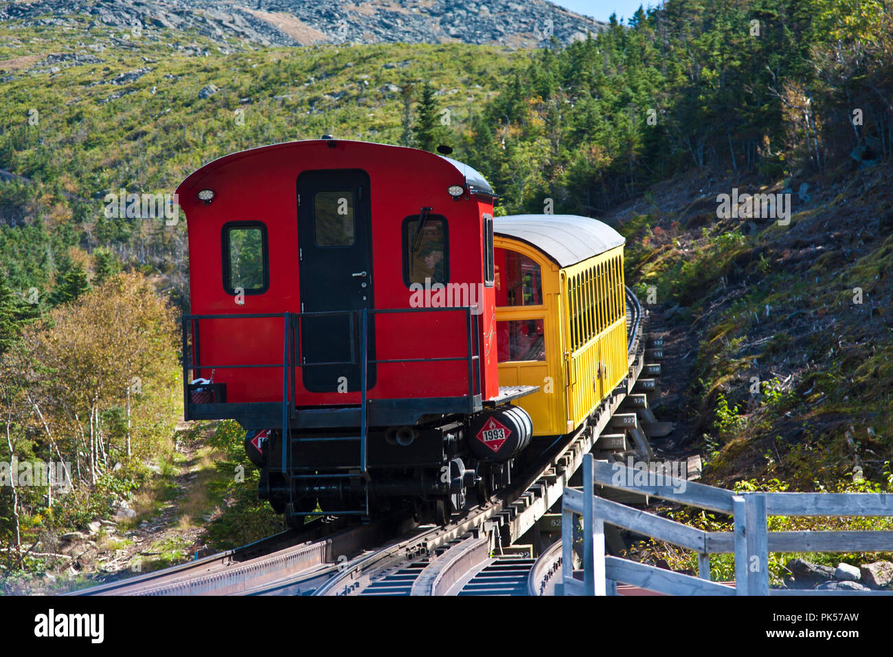 New Hampshire, Mount Washington Cog Railway, Bretton Woods, White Mountain National Forest ...