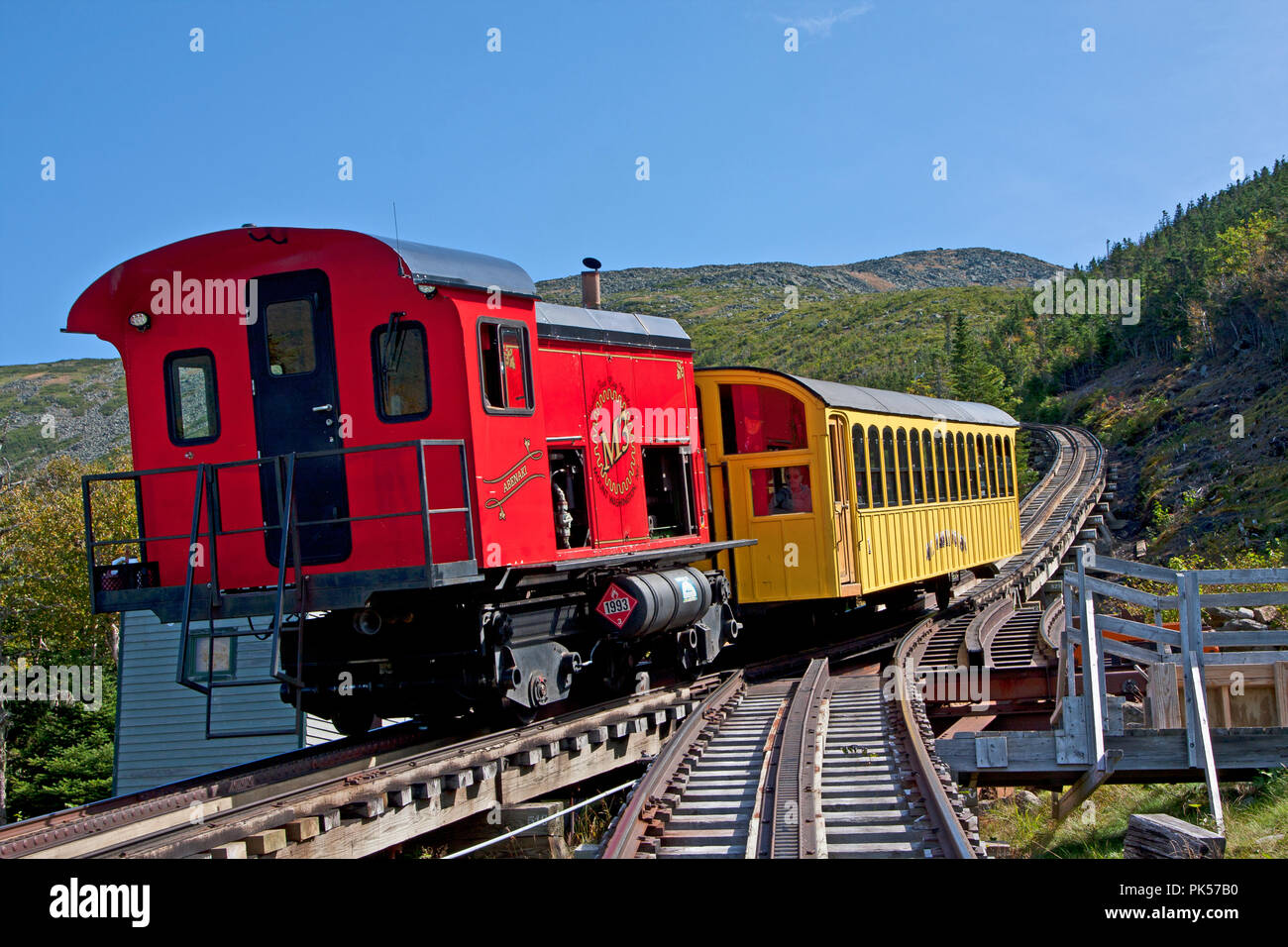 New Hampshire, Mount Washington Cog Railway, Bretton Woods, White Mountain National Forest ...