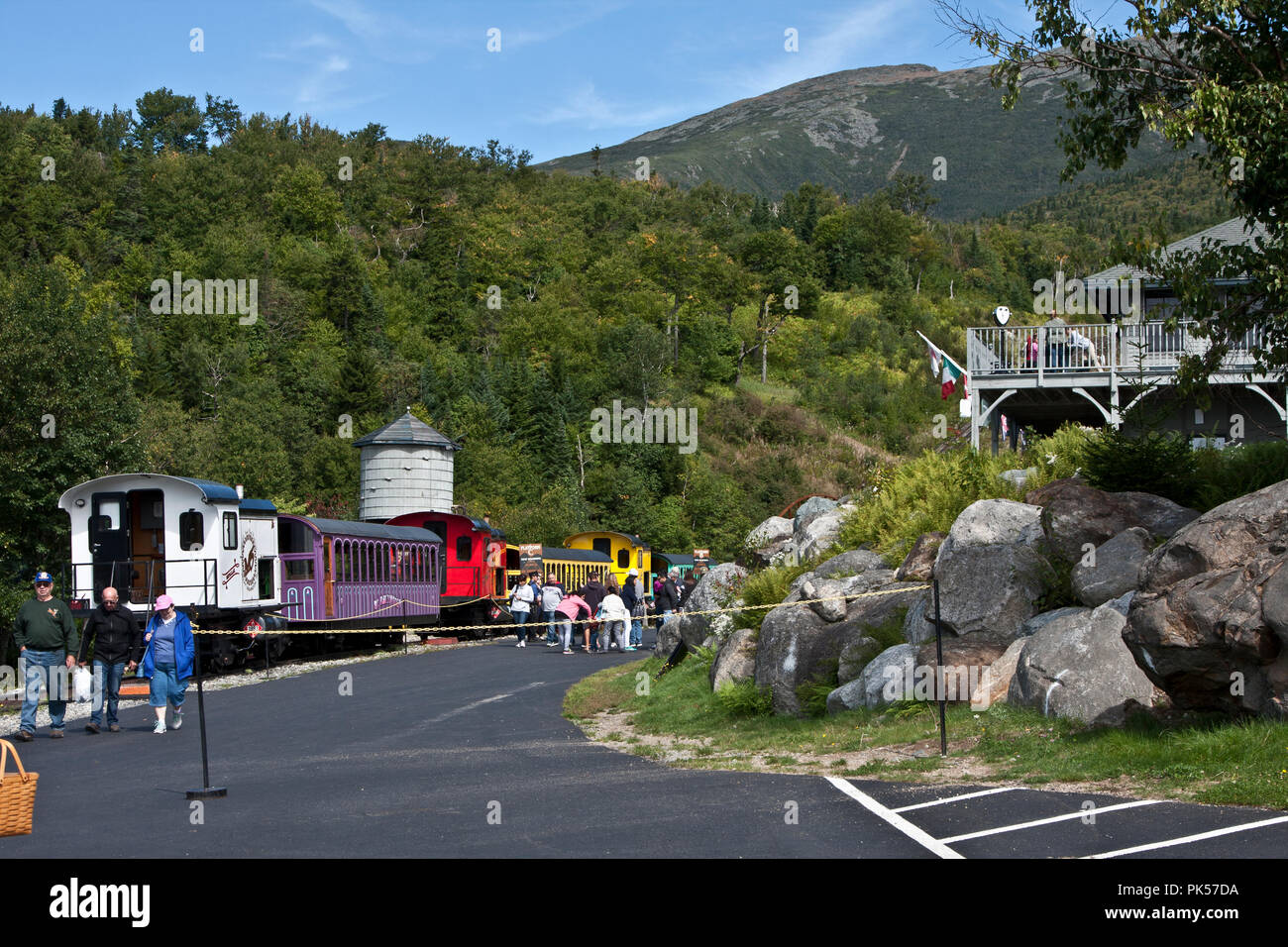 New Hampshire, Mount Washington Cog Railway, Bretton Woods, White Mountain National Forest ...