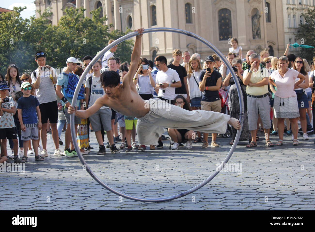 The real dancer on the street Stock Photo - Alamy