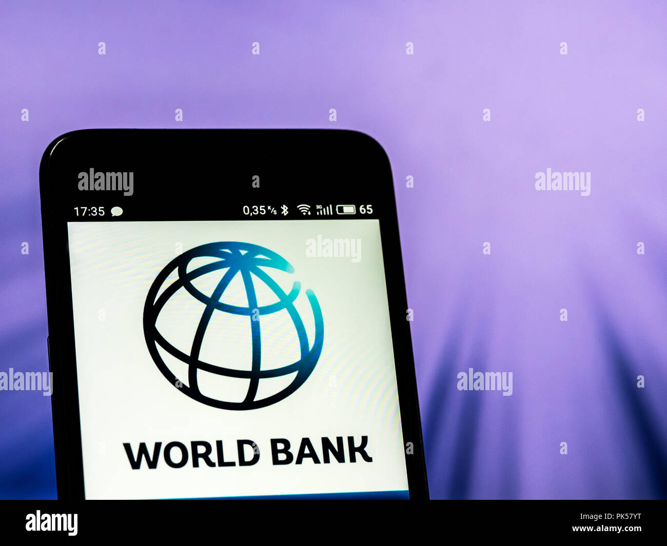 World Bank logo seen displayed on a smart phone Stock Photo - Alamy