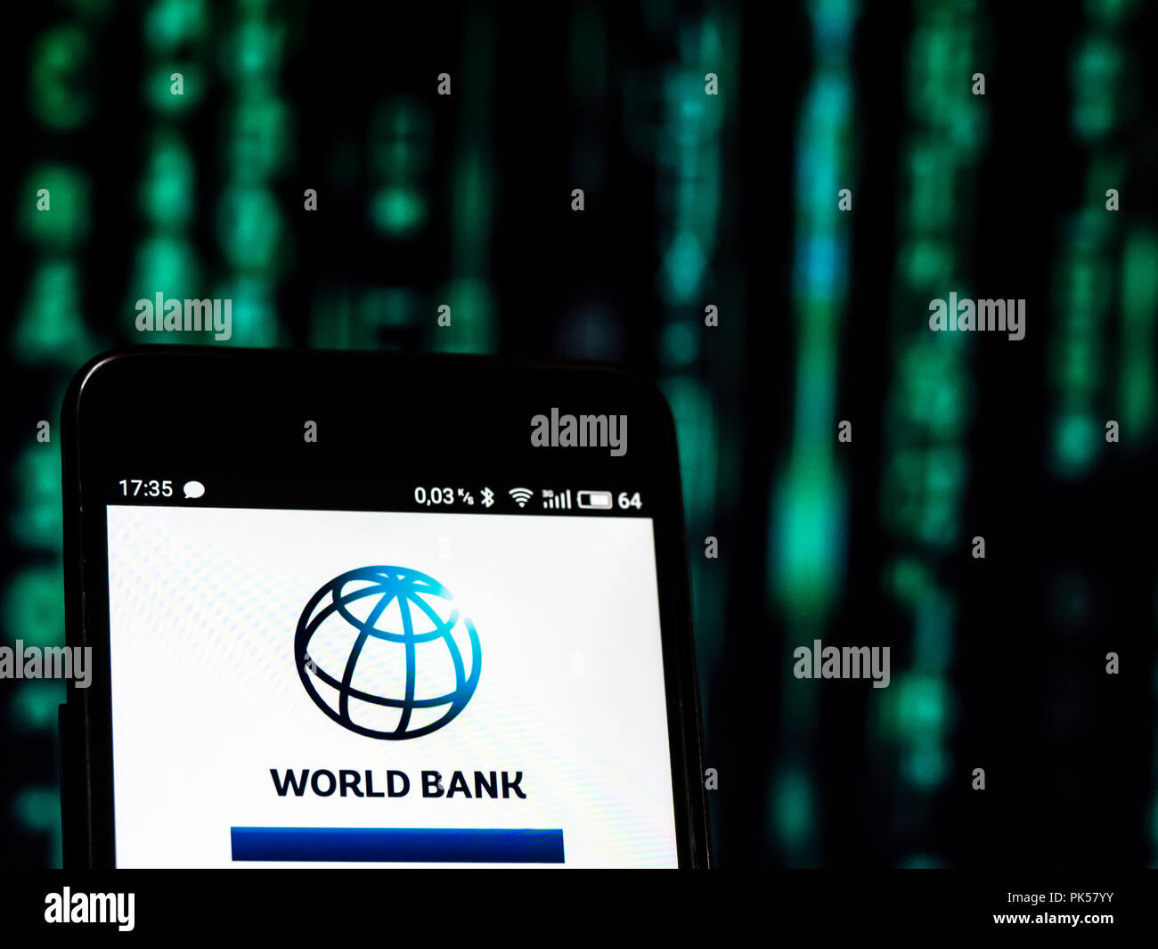 World Bank logo seen displayed on a smart phone Stock Photo - Alamy