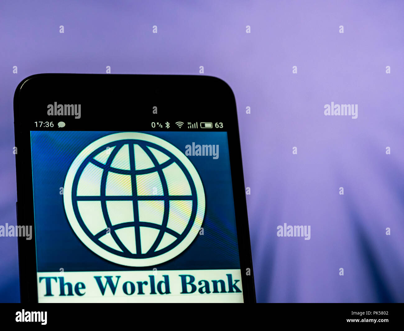 World Bank logo seen displayed on a smart phone Stock Photo - Alamy