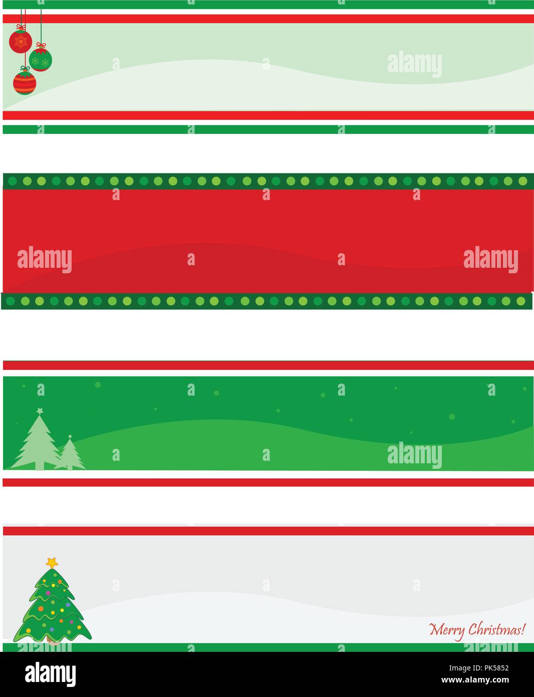 Christmas Tree Header