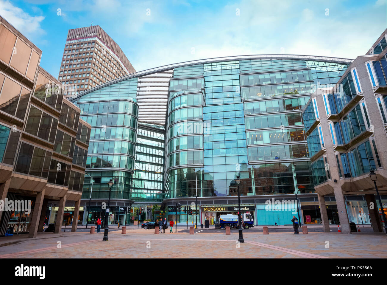 LONDON, UK - MAY 13 2018: Cardinal Place is a retail and office ...