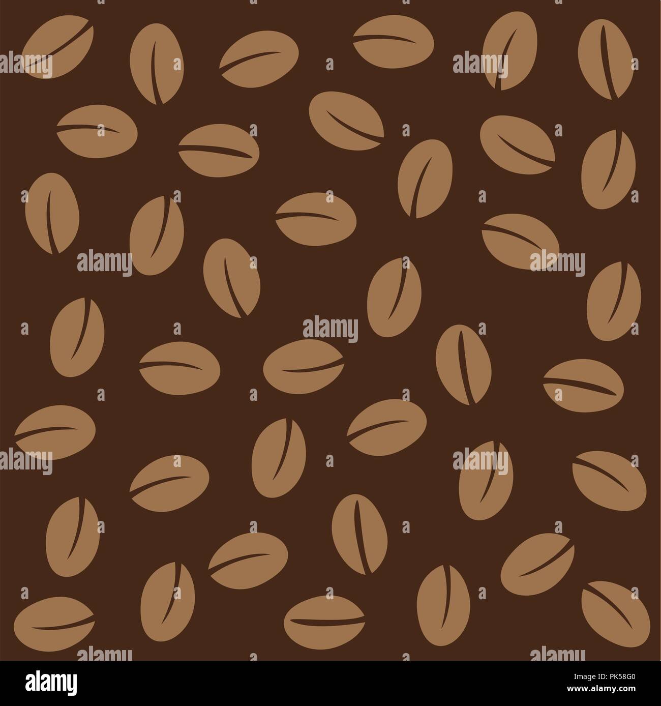 Coffee bean pattern Stock Vector Image & Art - Alamy