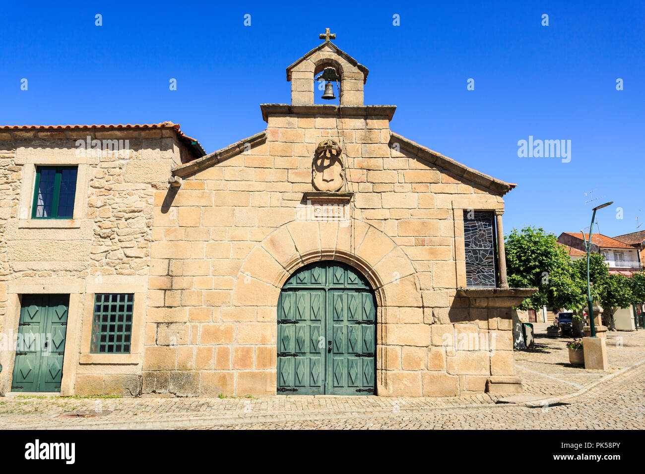 View of the facade of the Chapel of Mercy, built in the sixteenth ...