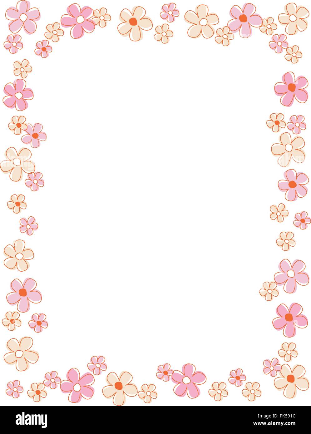 Spring Flowers Border