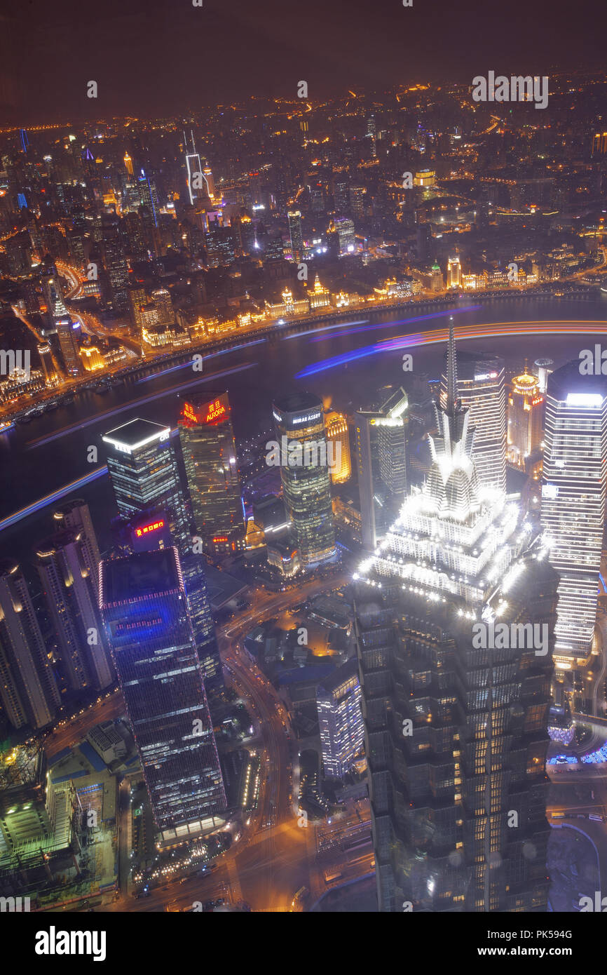 Night view of Shanghai Stock Photo - Alamy
