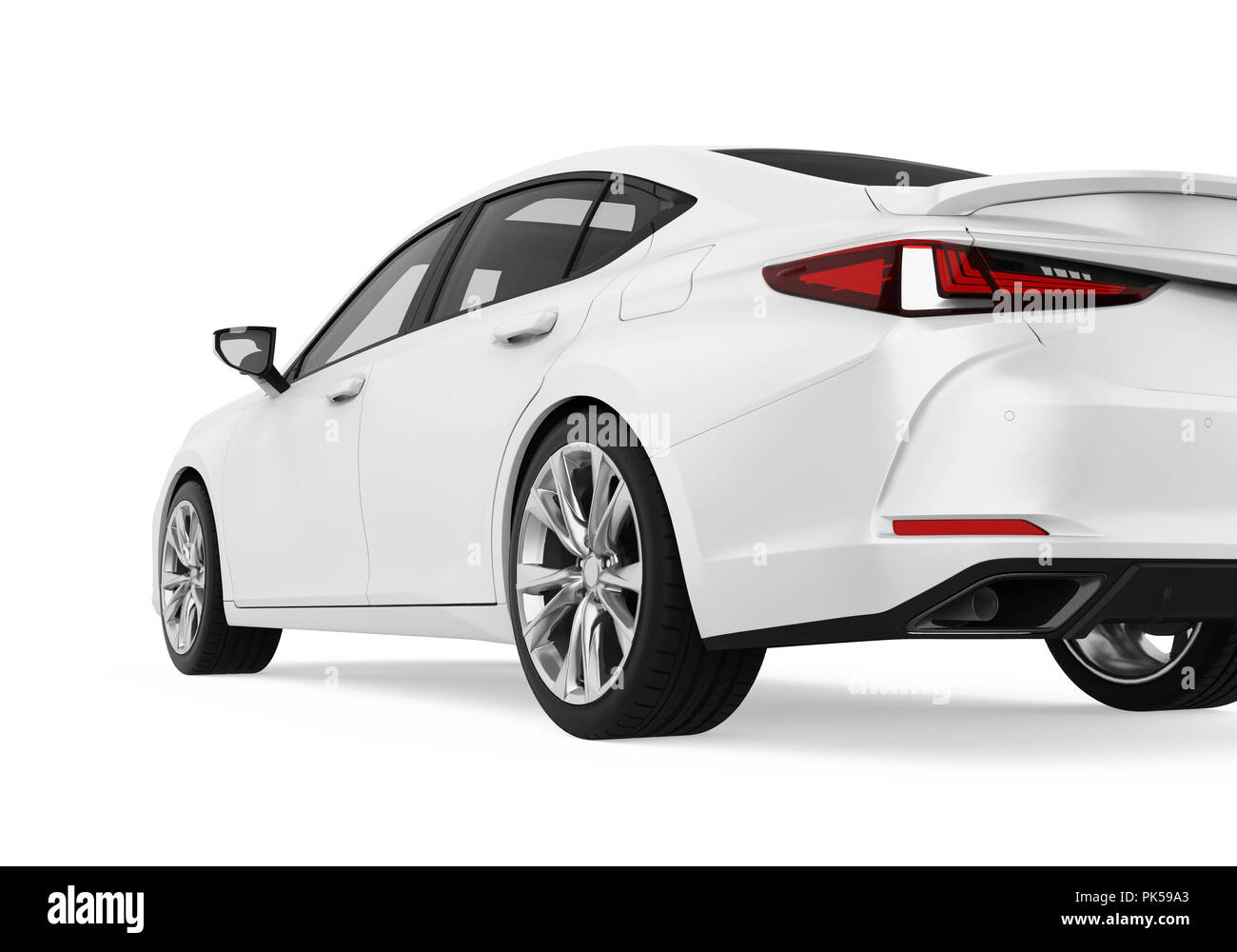 Luxury Sedan Car Isolated Stock Photo - Alamy