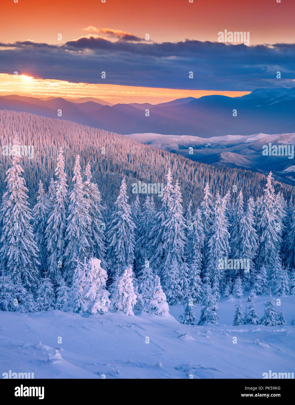 Wonderful winter view hi-res stock photography and images - Alamy