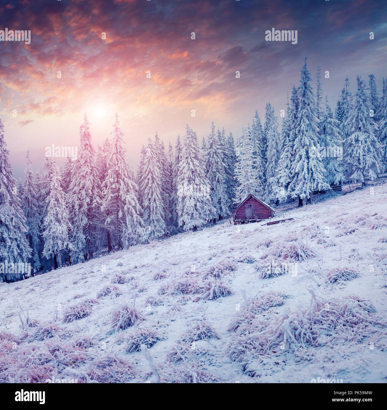 Fantastic snow scene hi-res stock photography and images - Alamy