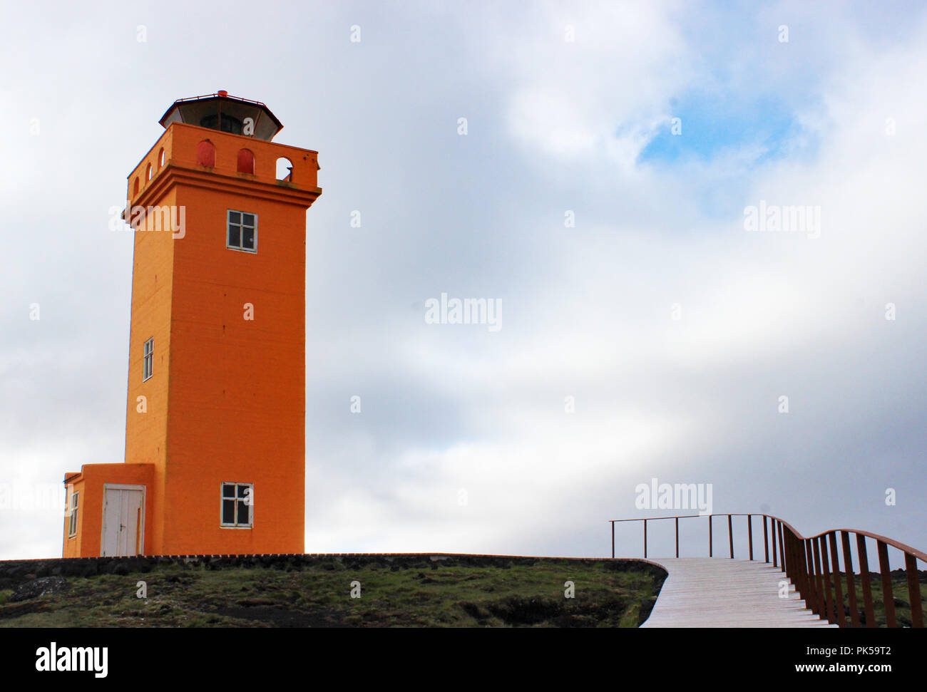 Orange lighthouse hi-res stock photography and images - Alamy