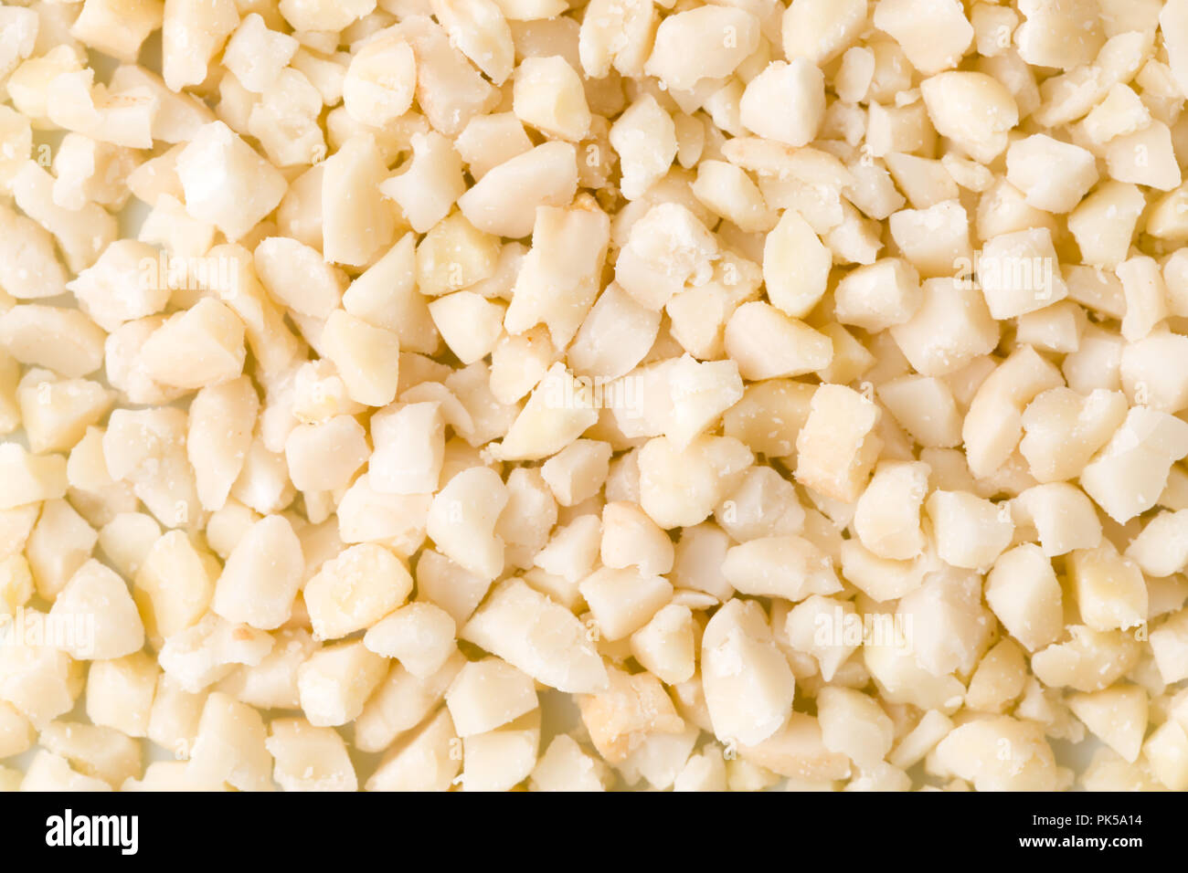 Fresh chopped almond top view. Studio Shot Stock Photo - Alamy