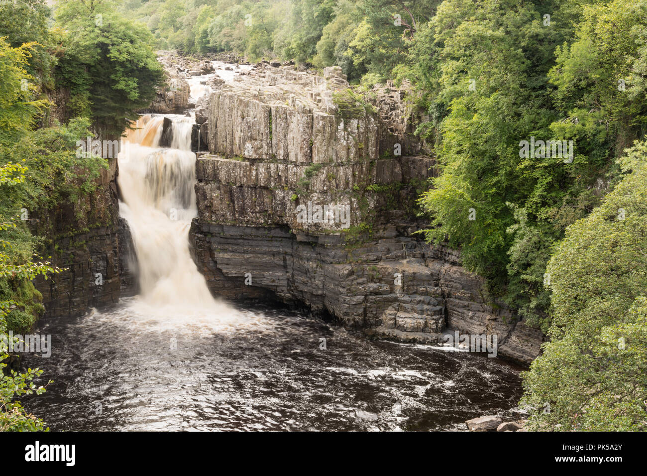 High Force Waterfall Stock Photo - Alamy