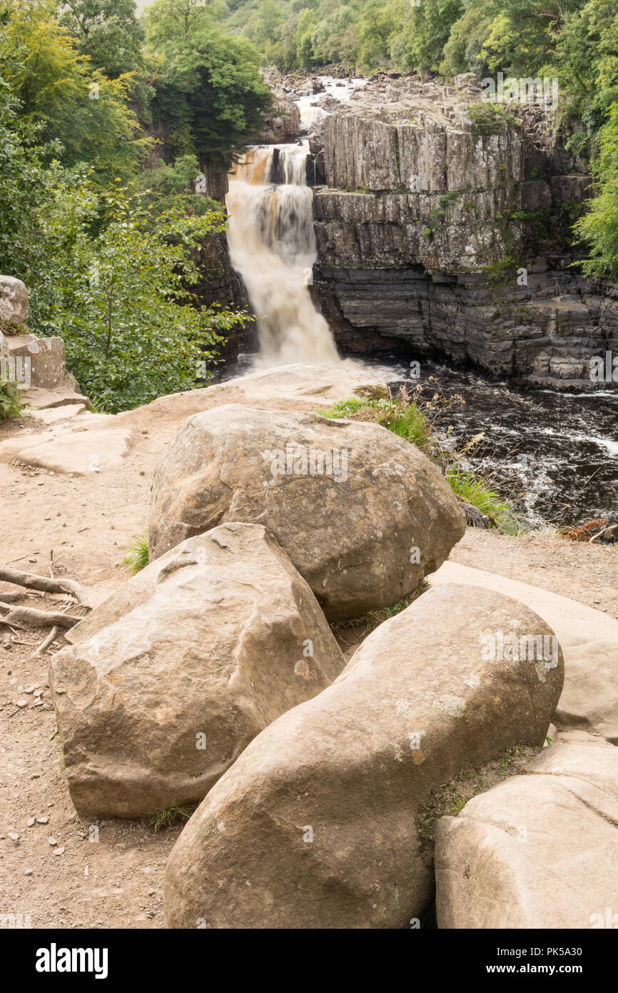 High Force Waterfall Stock Photo - Alamy