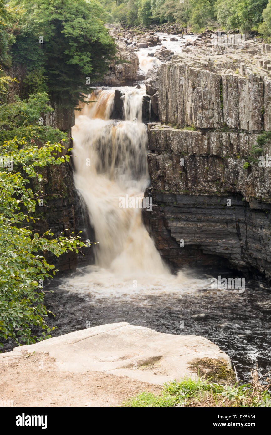 High Force Waterfall Stock Photo - Alamy