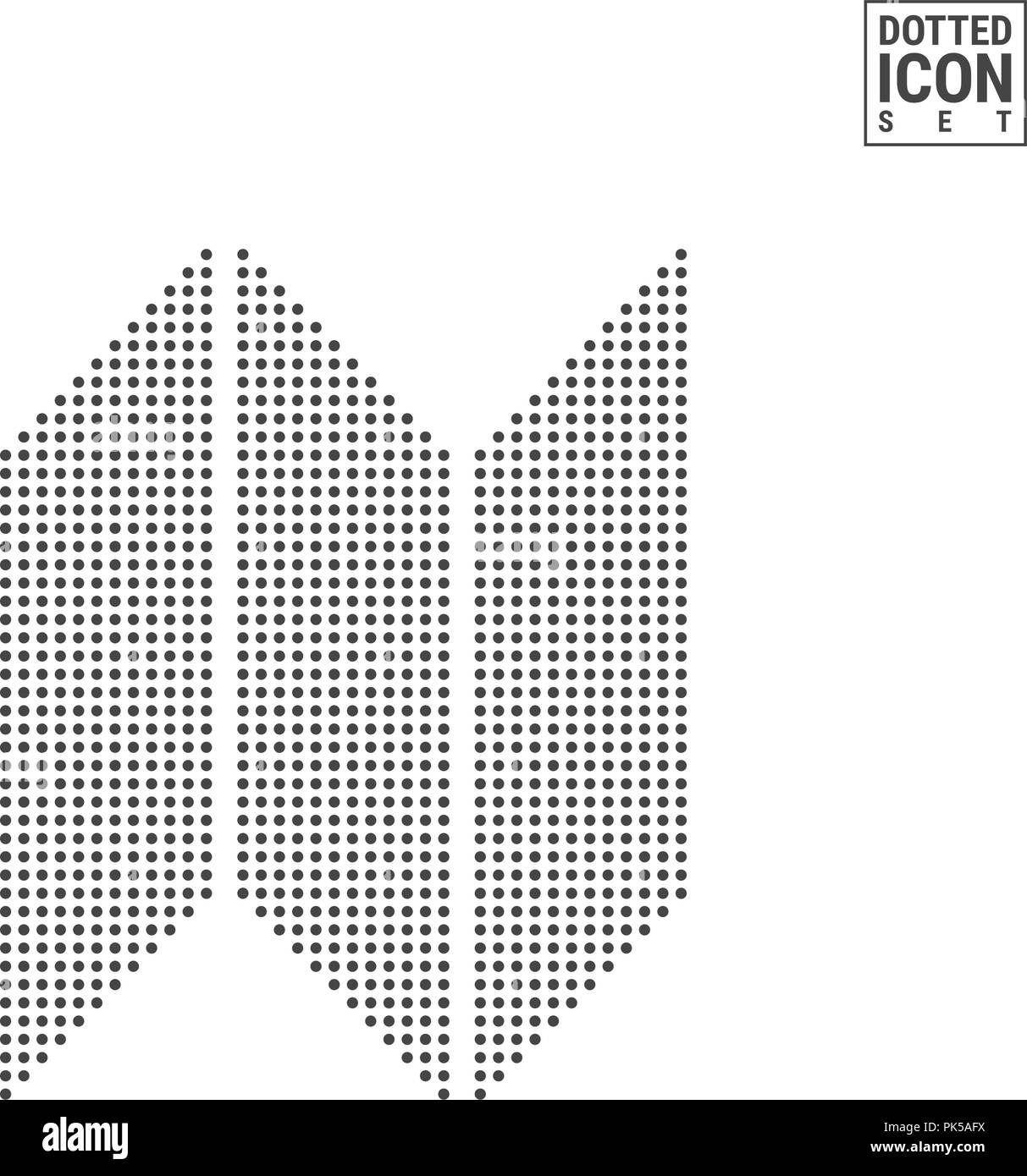 Map dot pattern icon Black and White Stock Photos & Images - Alamy