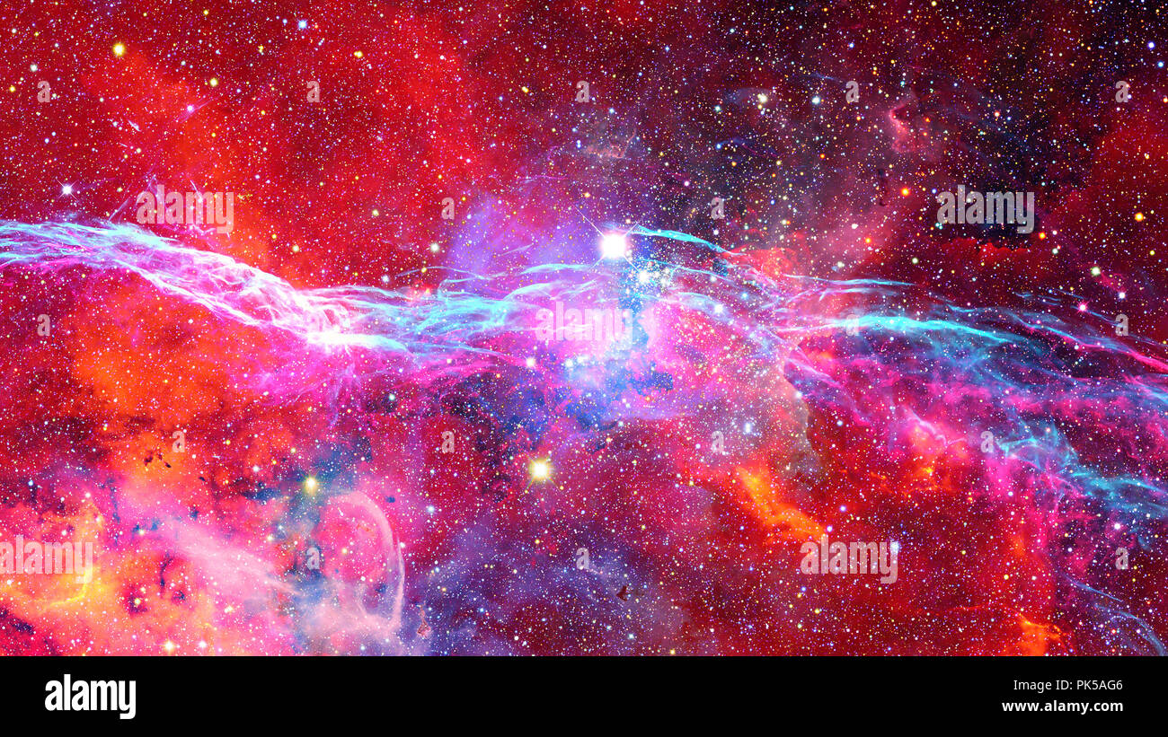 Nebula and stars in outer space. Elements of this image furnished by ...