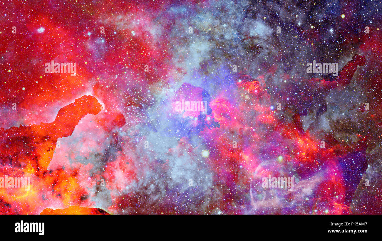 Beautiful nebula and Galaxy. Elements of this Image Furnished by NASA ...