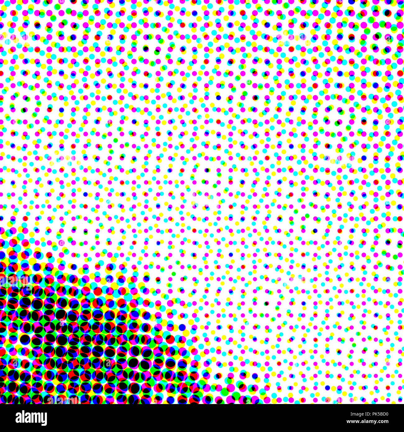 Abstract half tone pop art pattern illustration as background Stock ...