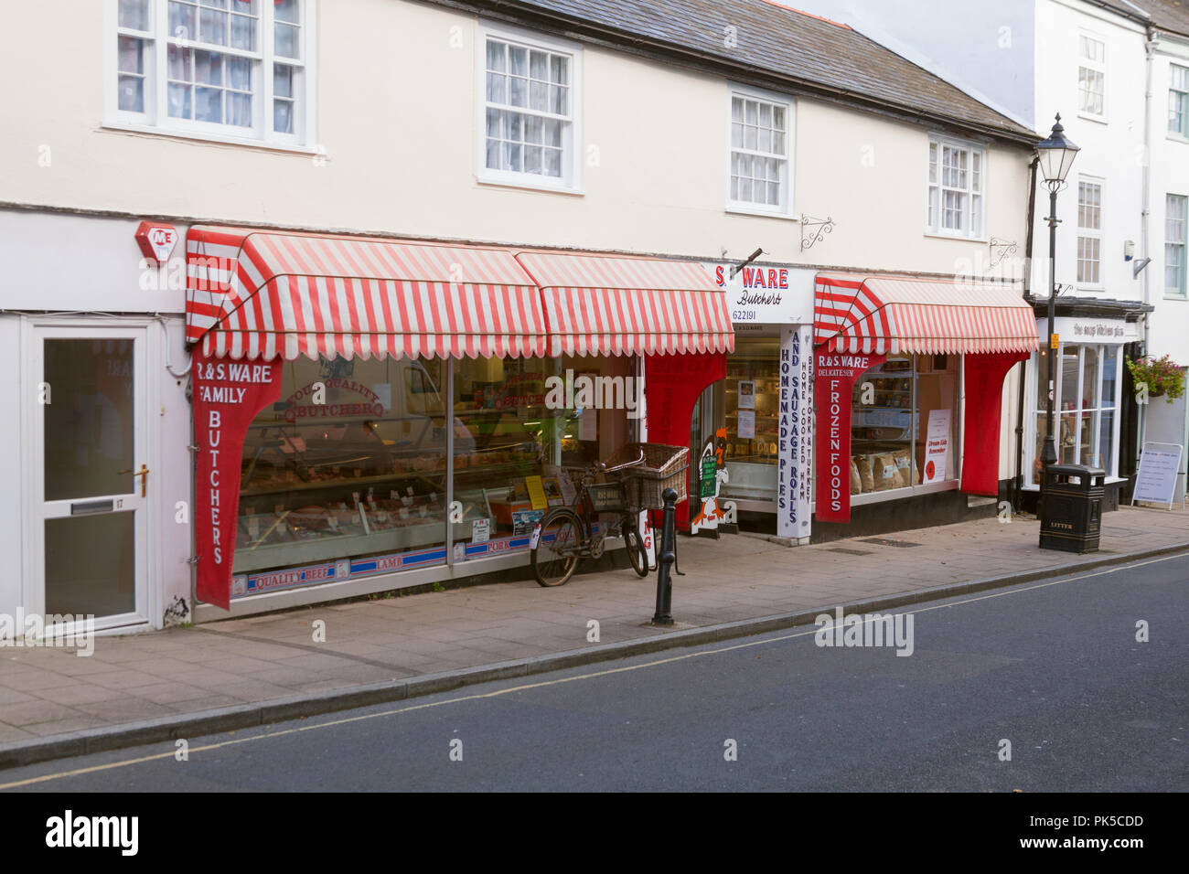 R. & S. Ware traditional family butchers shop in Great Torrington ...