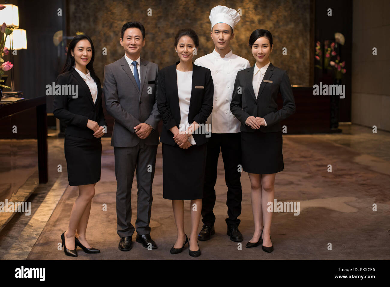 Team waiter chef portrait hi-res stock photography and images - Alamy