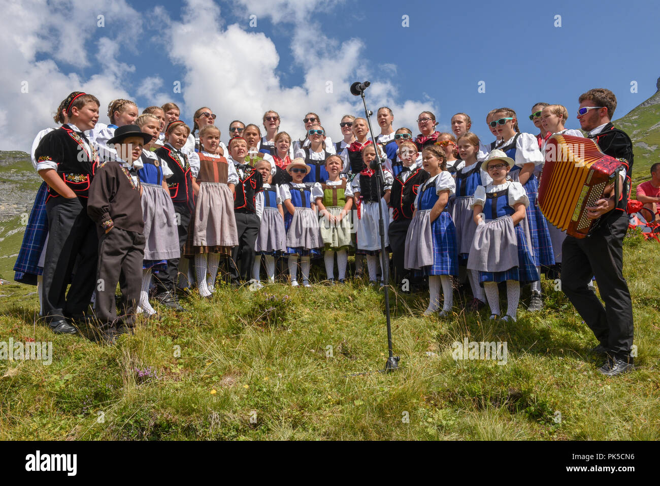 Traditional swiss clothing hi-res stock photography and images - Alamy