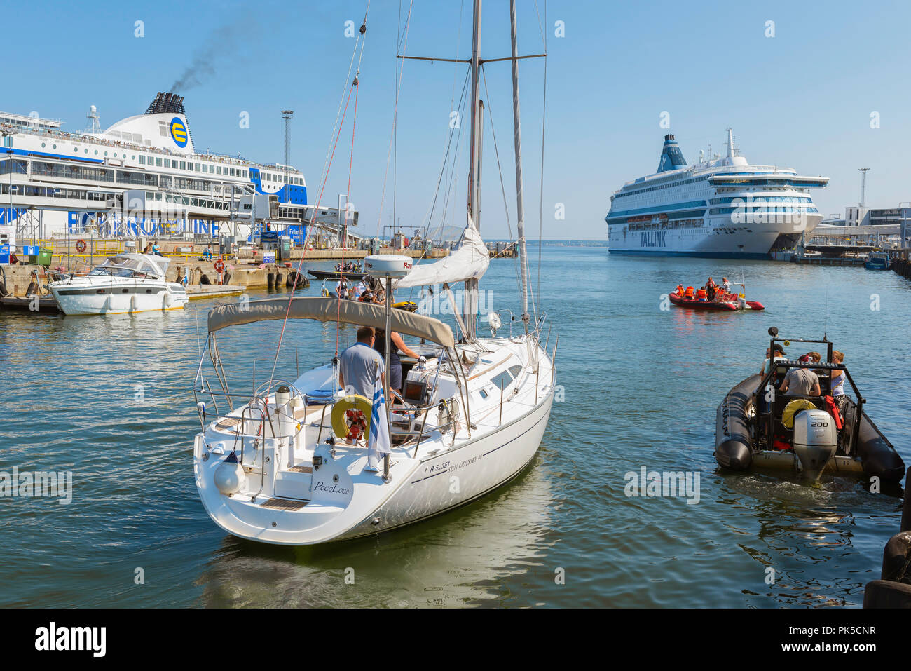 Boats in marina tallinn hi-res stock photography and images - Alamy