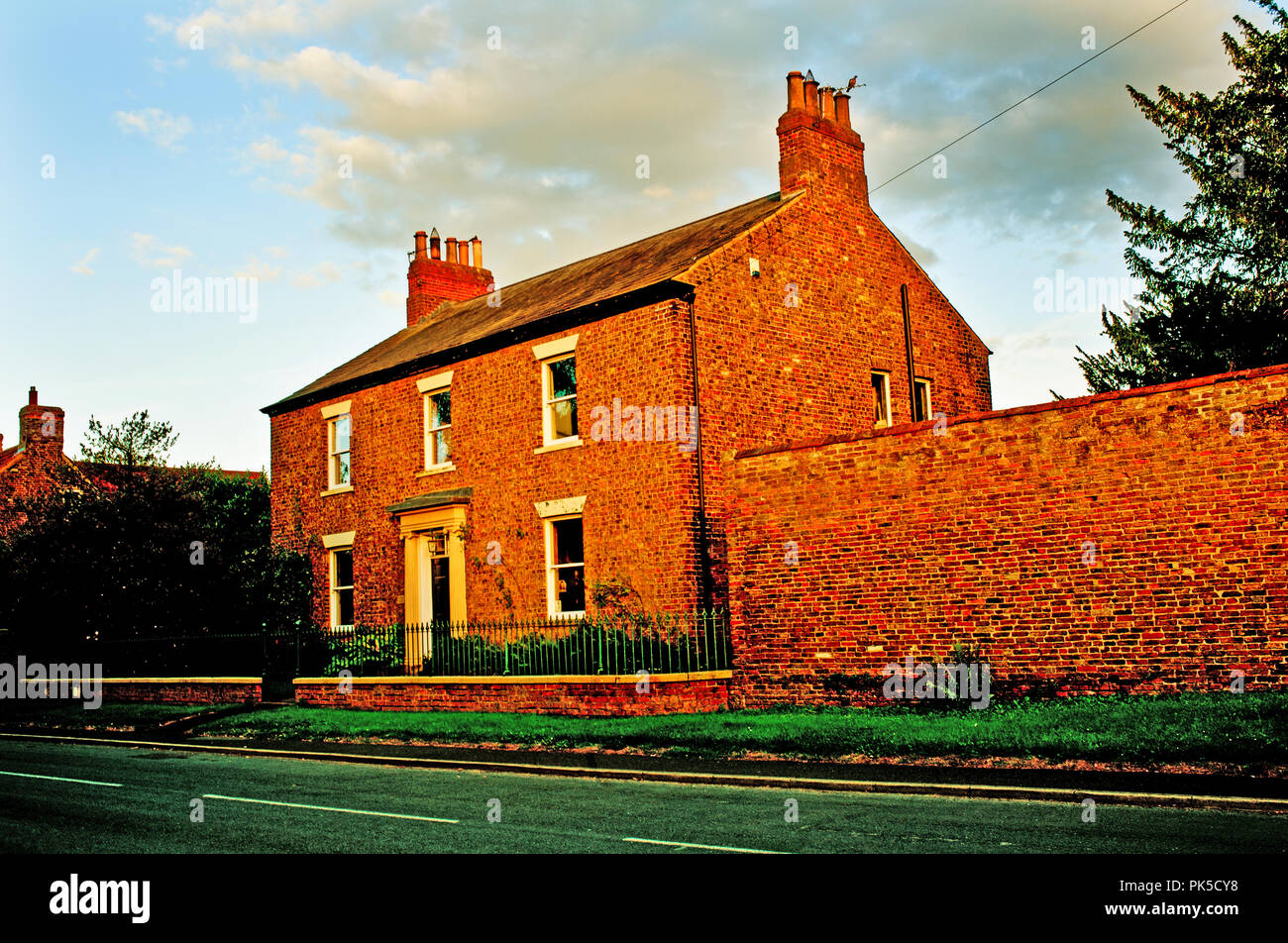 Country House, Upper Poppleton, North Yorkshire, England Stock Photo ...