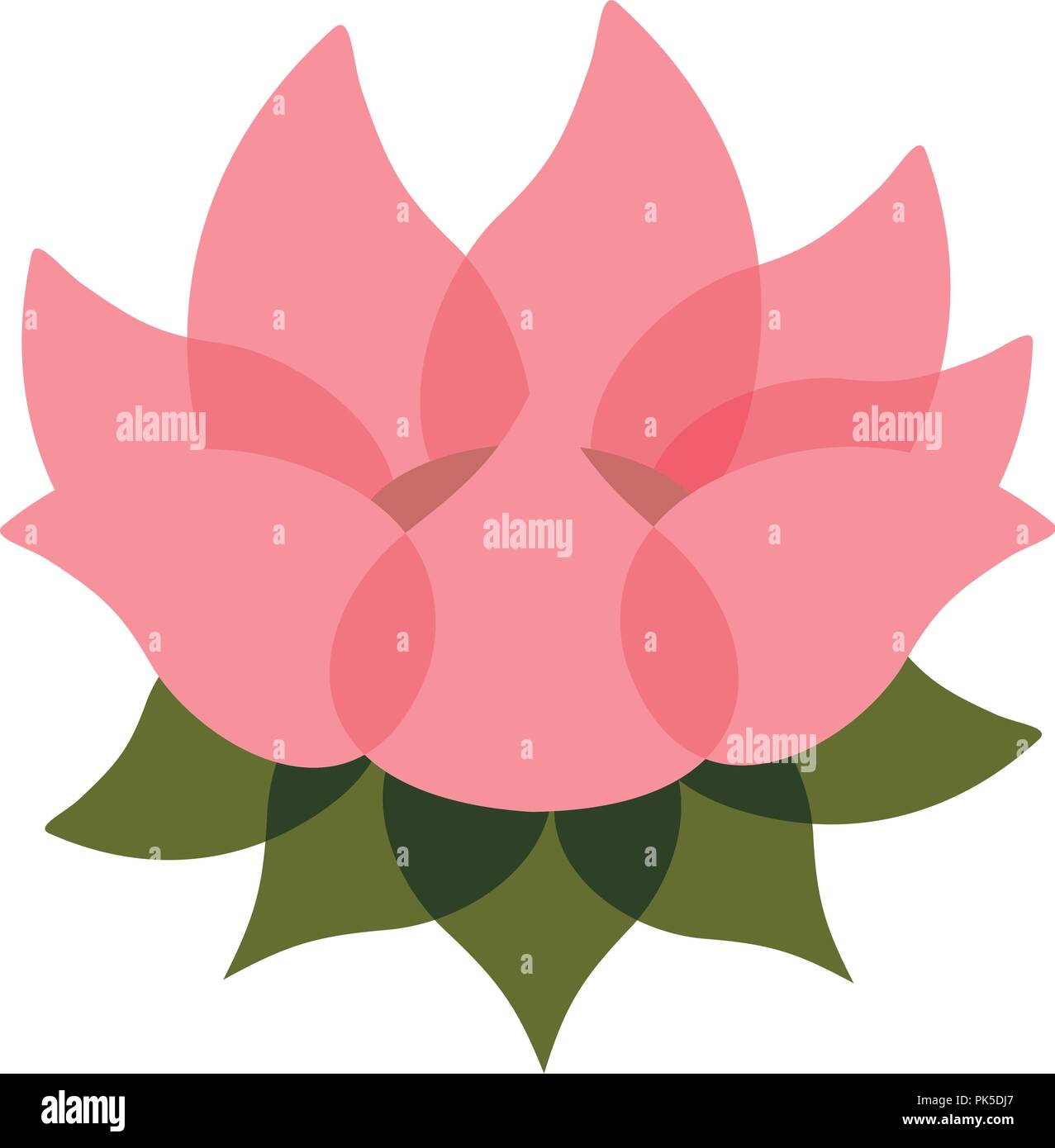 Isolated lotus flower design Stock Vector Image & Art - Alamy