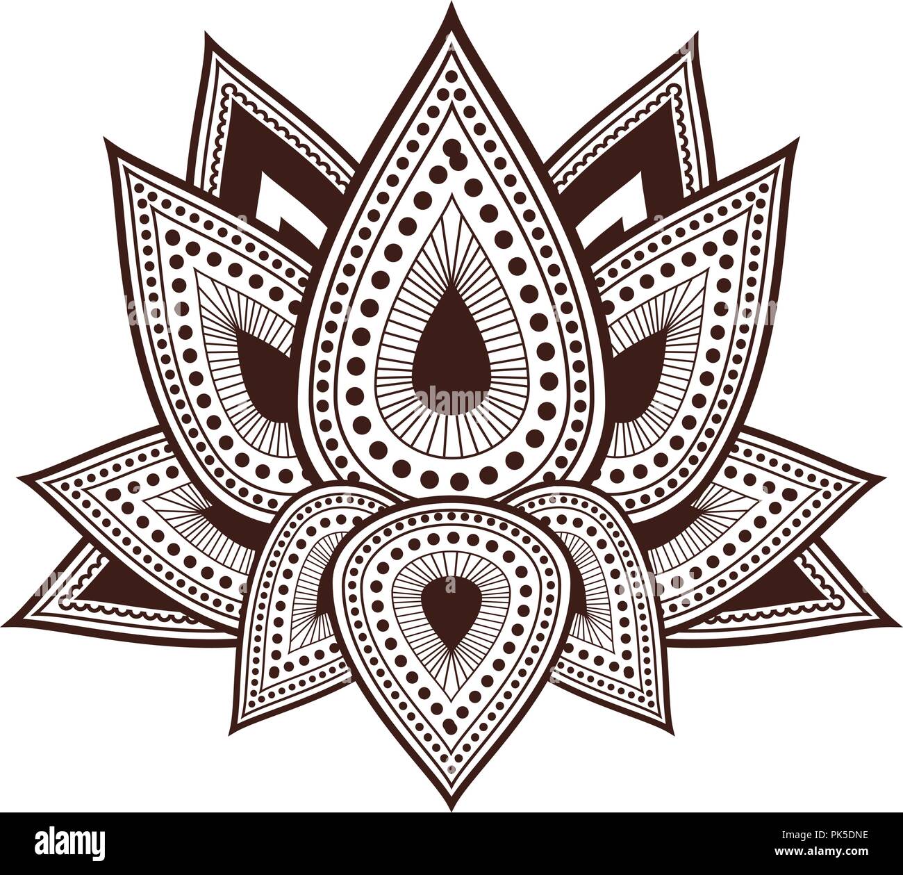 Isolated lotus flower design Stock Vector Image & Art - Alamy