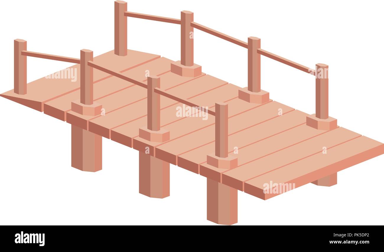 isolated and isometric bridge design Stock Vector Image & Art - Alamy