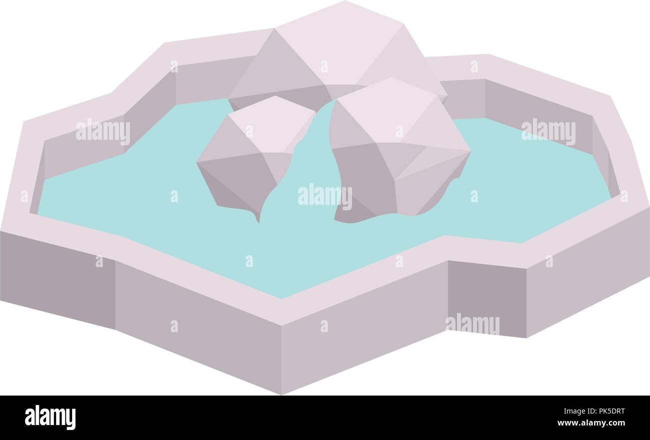 isolated and isometric lake design Stock Vector Image & Art - Alamy