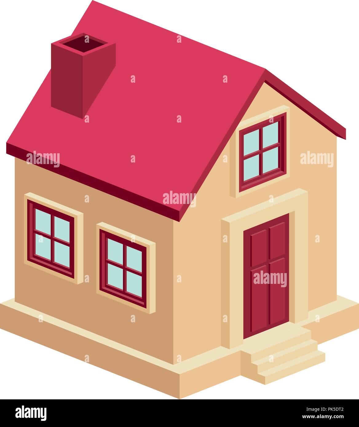 isolated and isometric house design Stock Vector Image & Art - Alamy