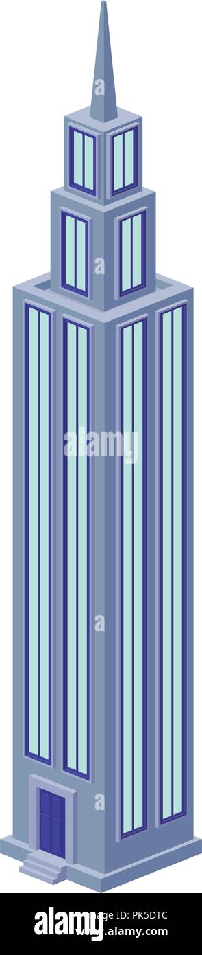 isolated and isometric tower design Stock Vector Image & Art - Alamy