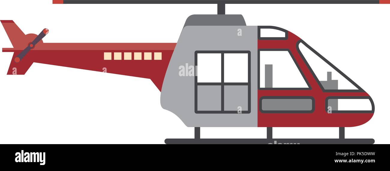 Isolated helicopter transportation design Stock Vector Image & Art - Alamy