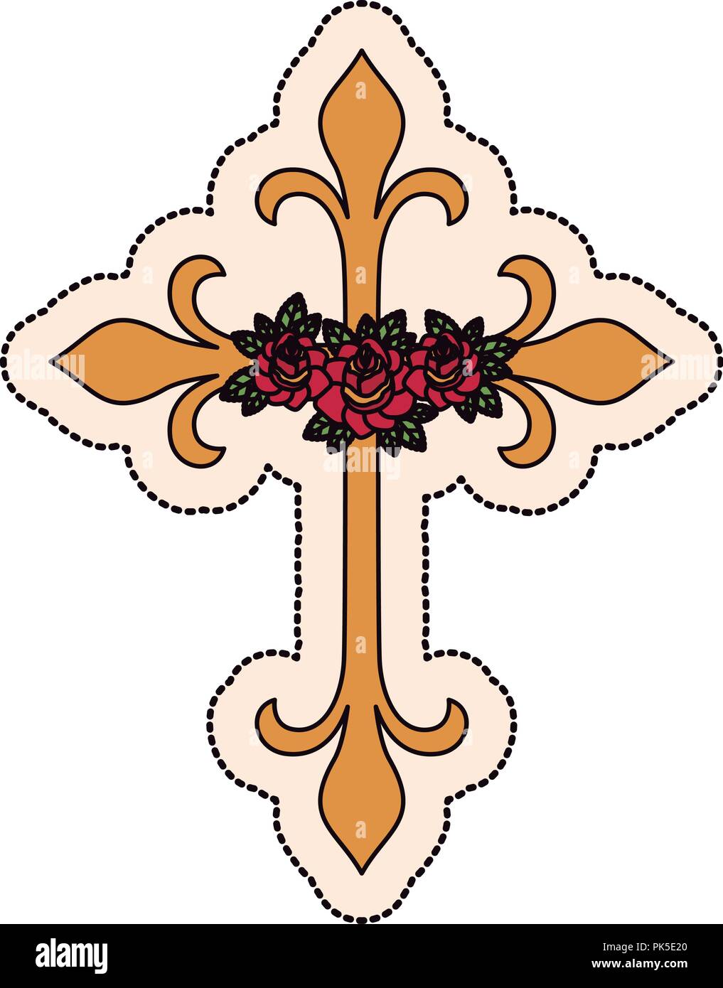 Isolated cross shape design Stock Vector Image & Art - Alamy