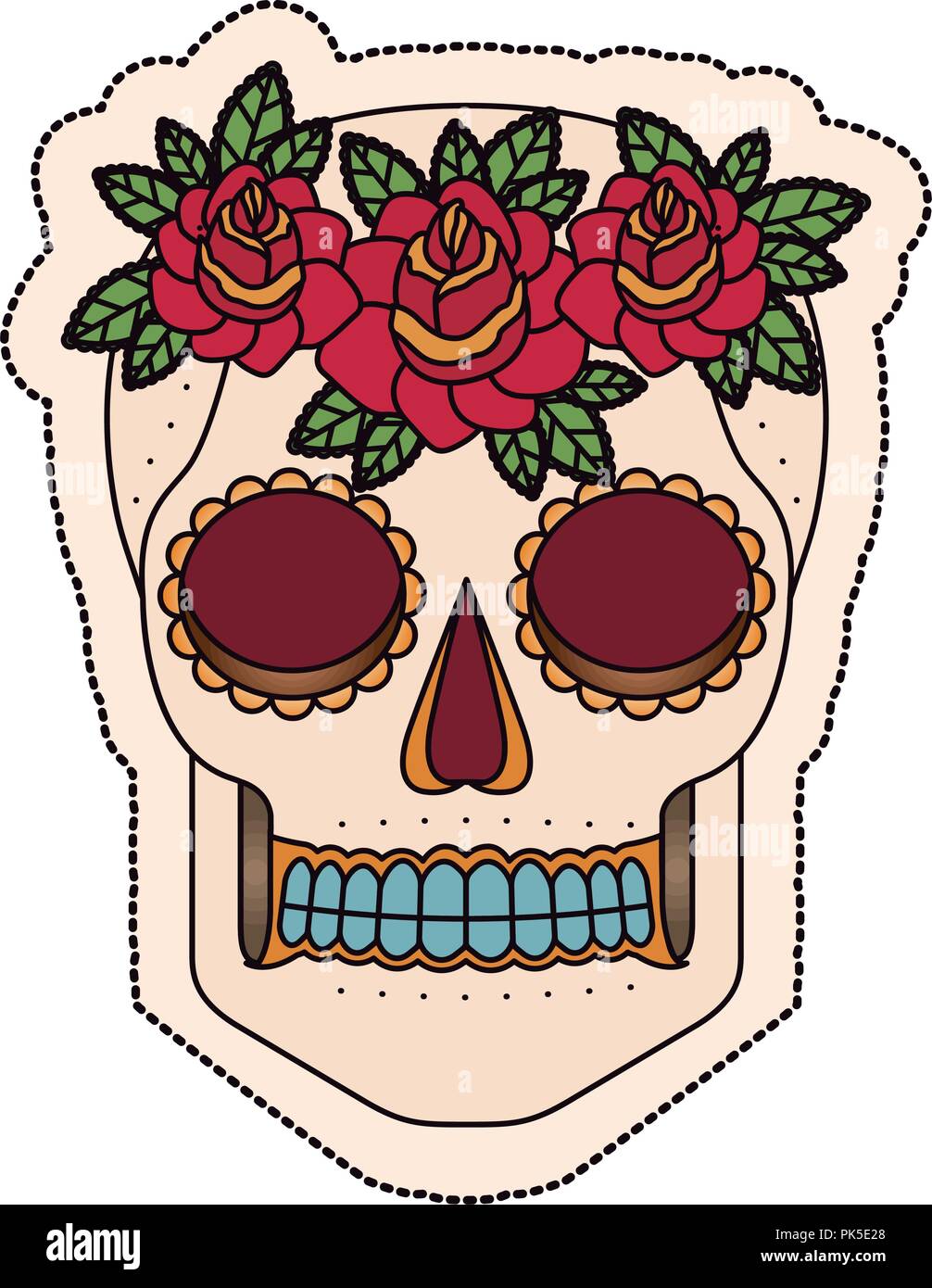 Isolated skull head design Stock Vector Image & Art - Alamy