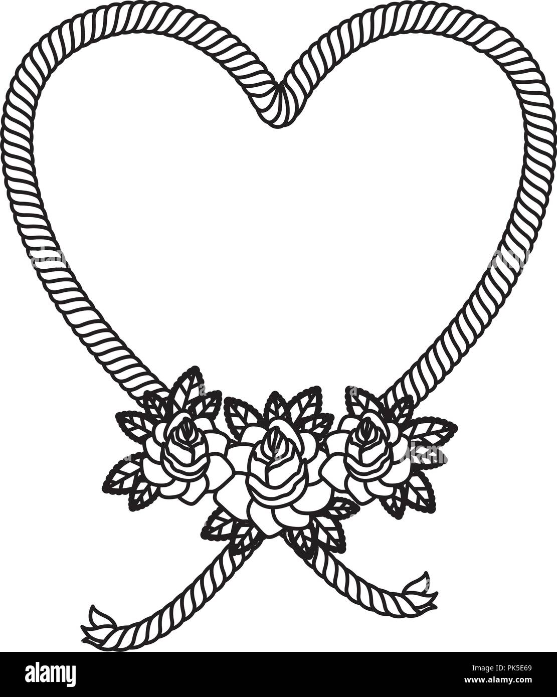 Isolated heart shape design Stock Vector Image & Art - Alamy