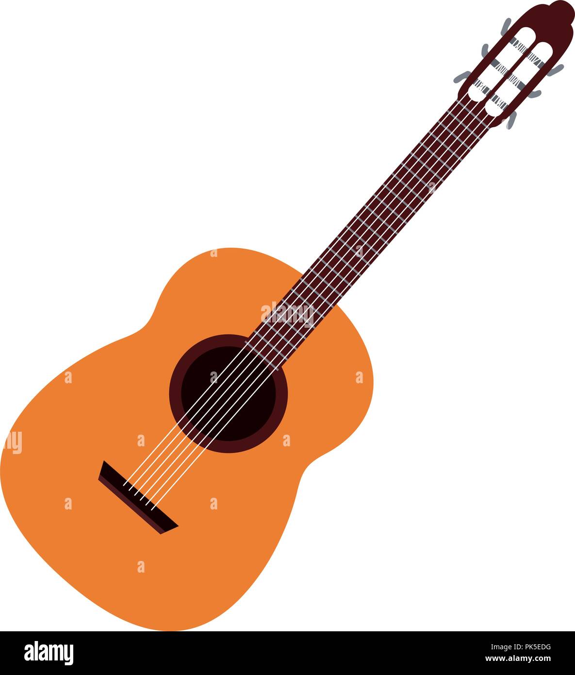 Isolated guitar instrument design Stock Vector Image & Art - Alamy