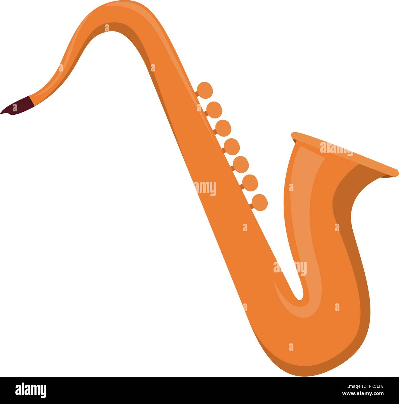 Isolated saxophone instrument design Stock Vector Image & Art - Alamy