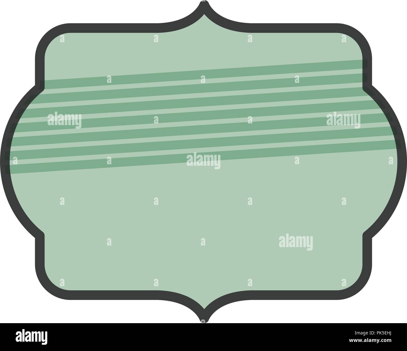 Striped retro frame design Stock Vector Image & Art - Alamy